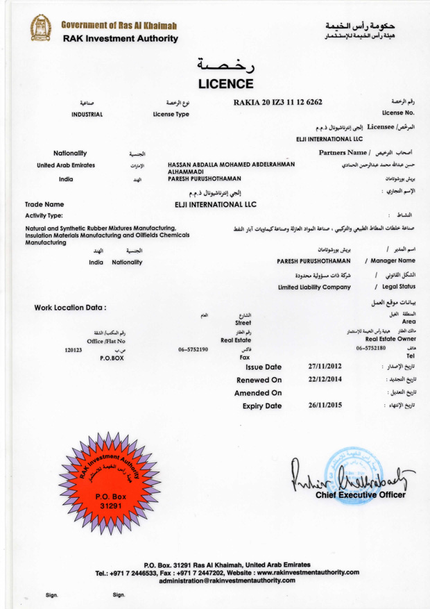 RAK License 2015_page1_image1 - Elji International LLC